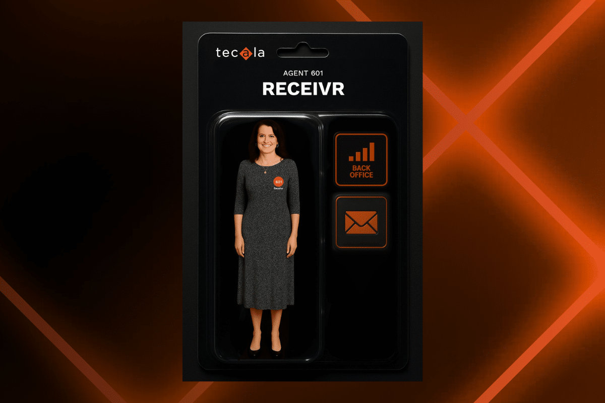 Agent 601 – Receivr | Tecala